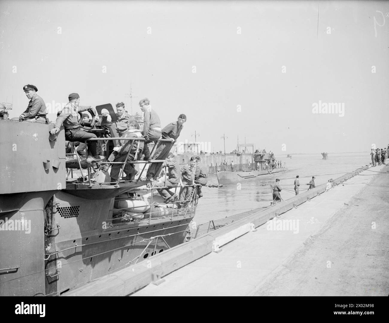 On 13 May 1945, U-boats formally surrendered at the German naval base ...
