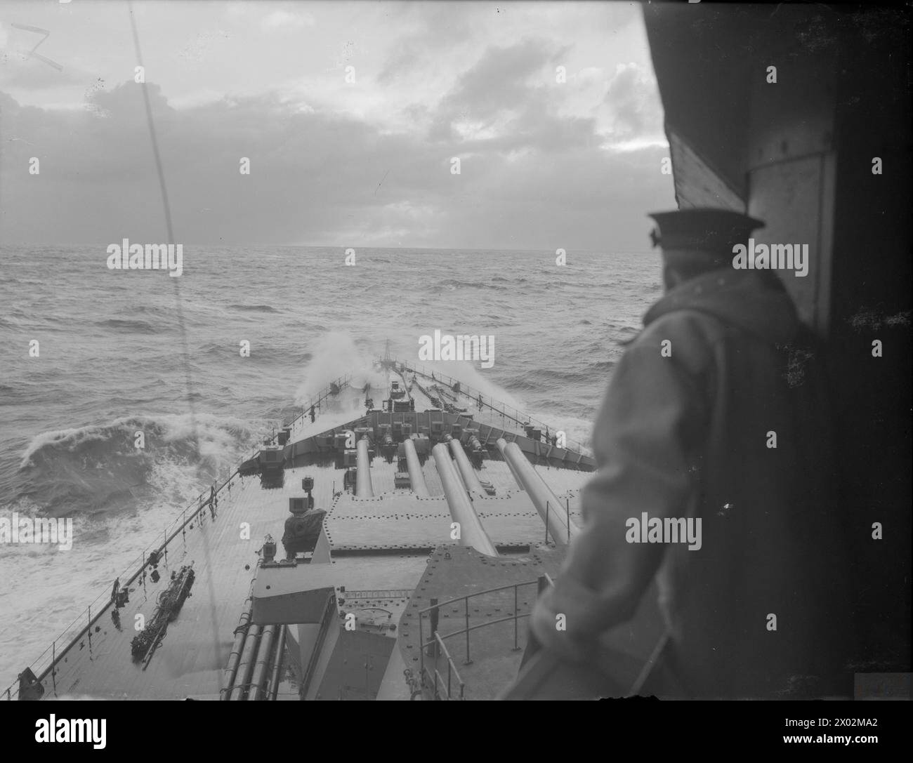 ON BOARD HMS KING GEORGE V WHEN SHE TOOK LORD AND LADY HALIFAX TO ...