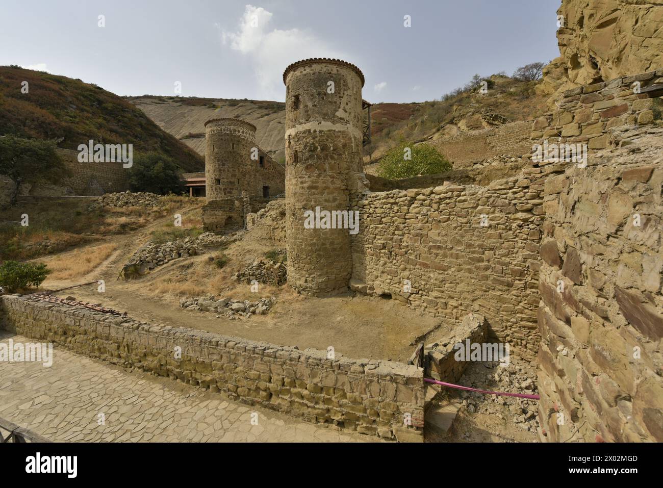 David Gareja, a rock-hewn Georgian Orthodox monastery complex located ...
