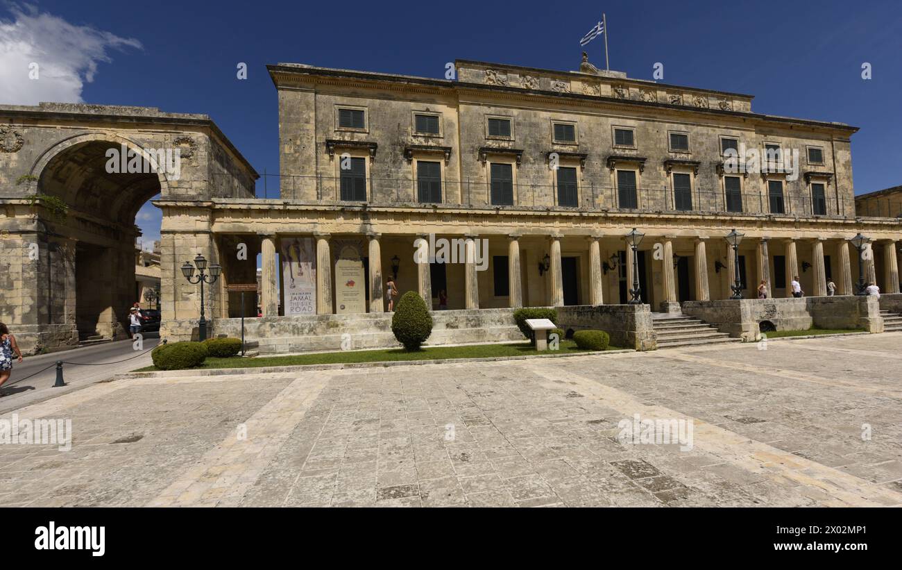 Corfu Museum of Asian Art, Corfu, Greek Islands, Greece, Europe Stock ...