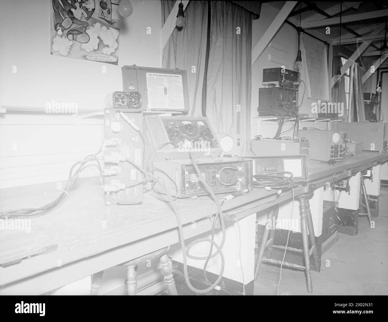 AT HMS ARIEL, ROYAL NAVAL AIR RADIO MECHANICS TRAINING ESTABLISHMENT ...