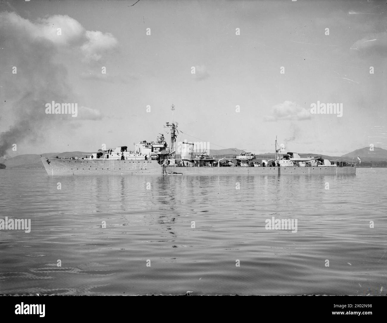 HMS Wizard, a Wager-class destroyer, was at Greenock on 31 March 1944 ...