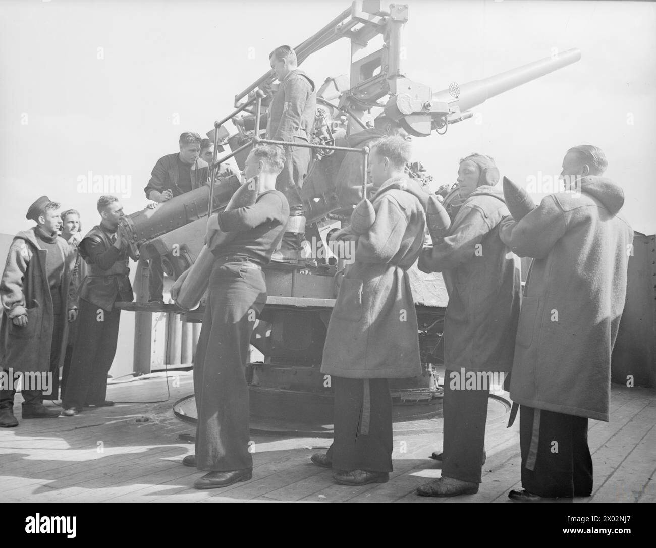 BRITISH CRUISER BRINGS ABOUT BLOCKADE RUNNER'S END. 13 APRIL 1943 ...