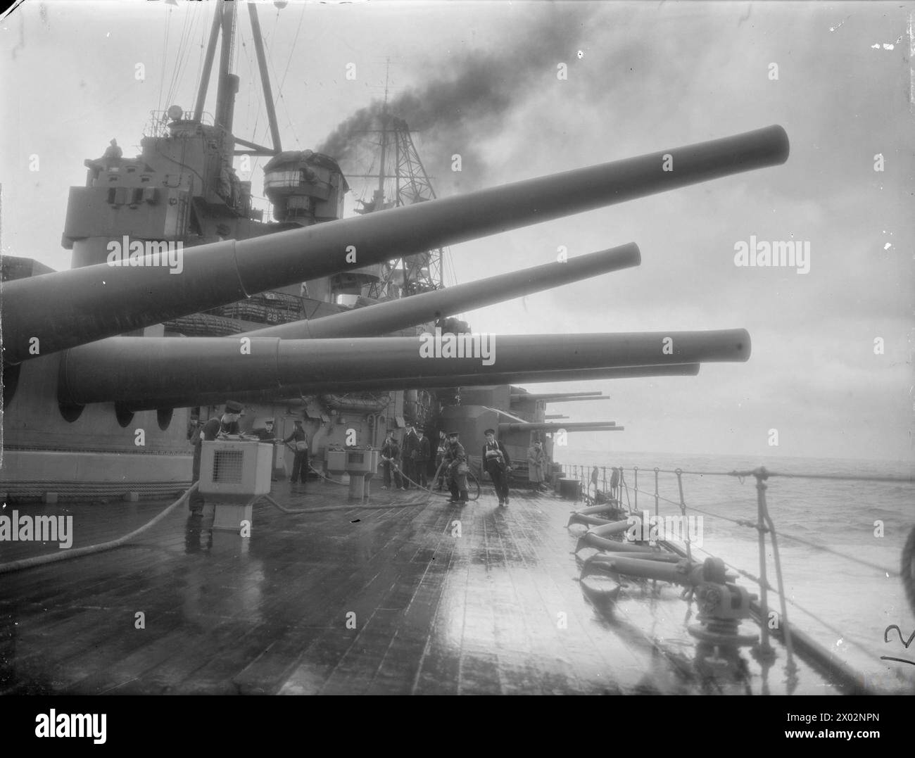 ON BOARD HMS KING GEORGE V WHEN SHE TOOK LORD AND LADY HALIFAX TO ...