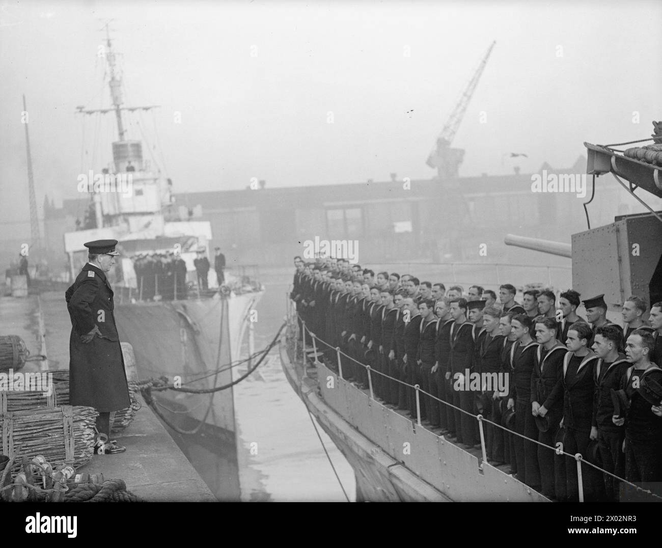 ADMIRAL SIR PERCY NOBLE, C-IN-C WESTERN APPROACHES, WHO IS TAKING UP A ...