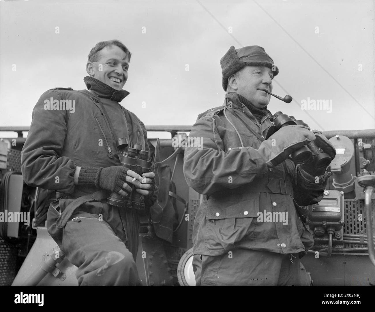 In August 1945, commanding officers and other personnel of the British ...