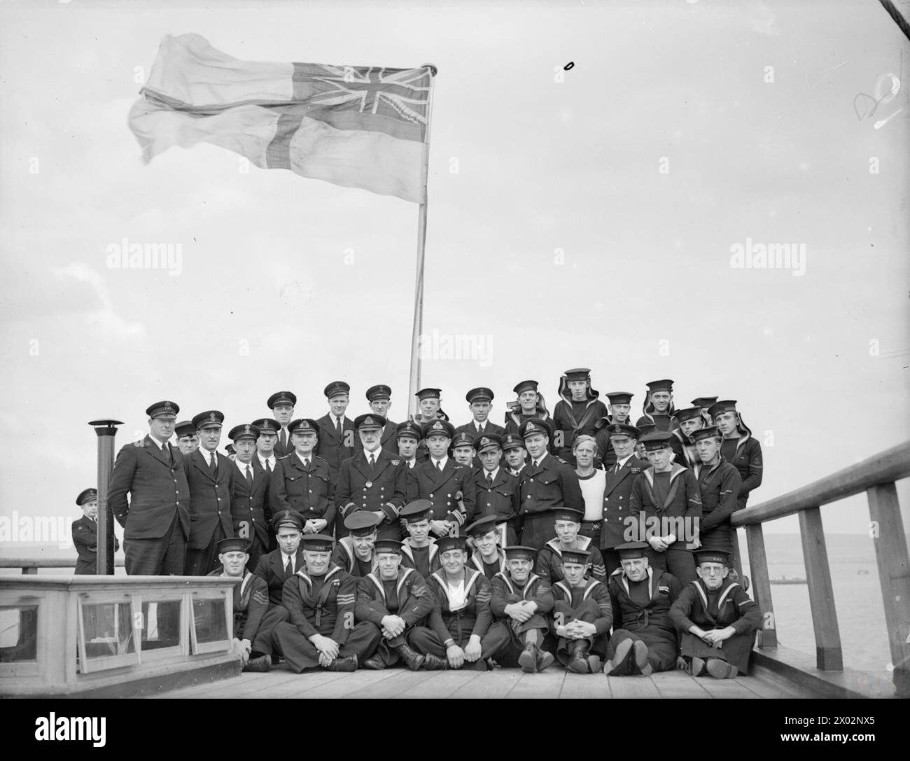 The ship's company of HMS Implacable is pictured in Portsmouth on 6 ...