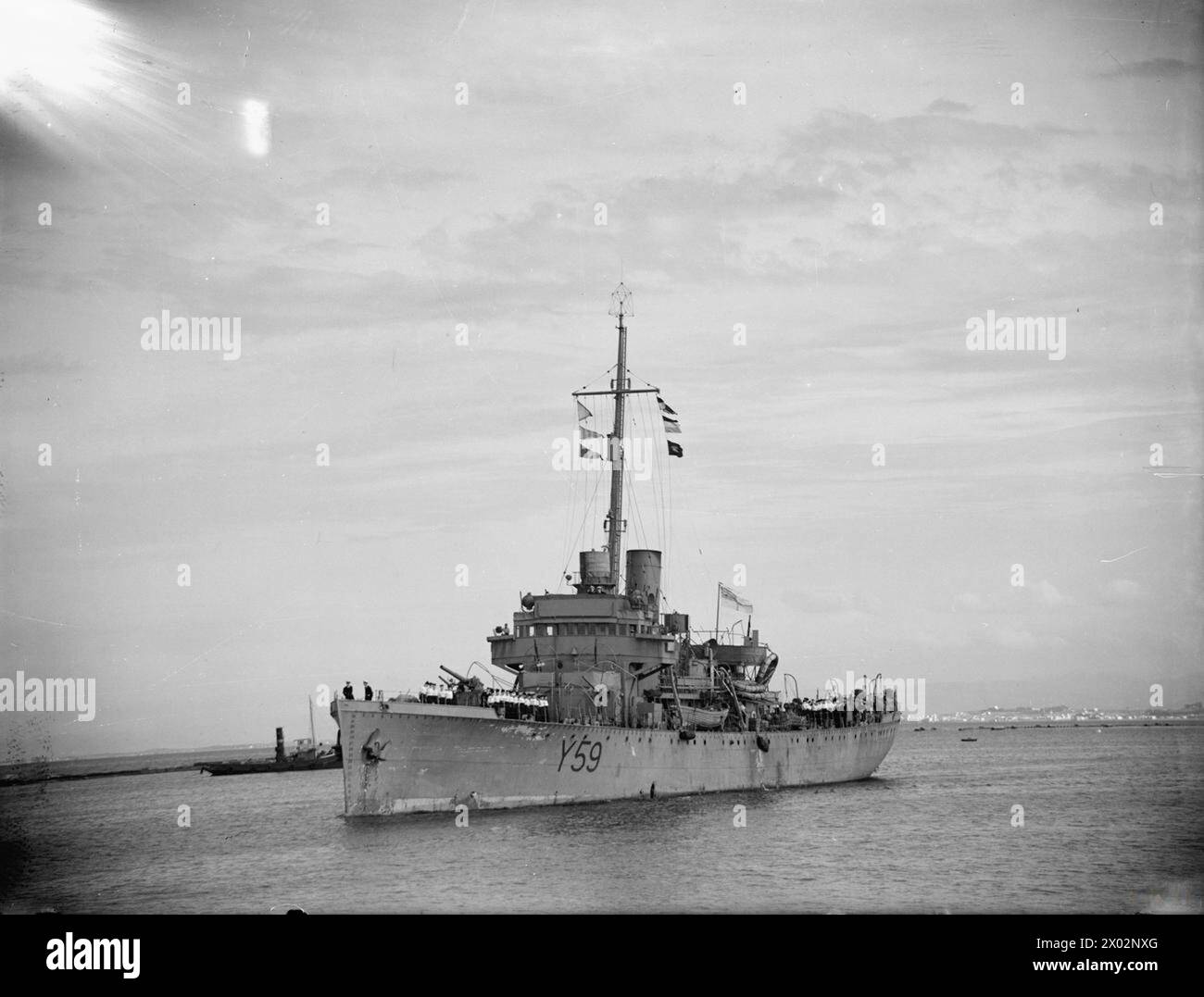 BRITISH WARSHIPS BRING ANOTHER TROOP CONVOY SAFELY THROUGH. 9 AND 10 ...