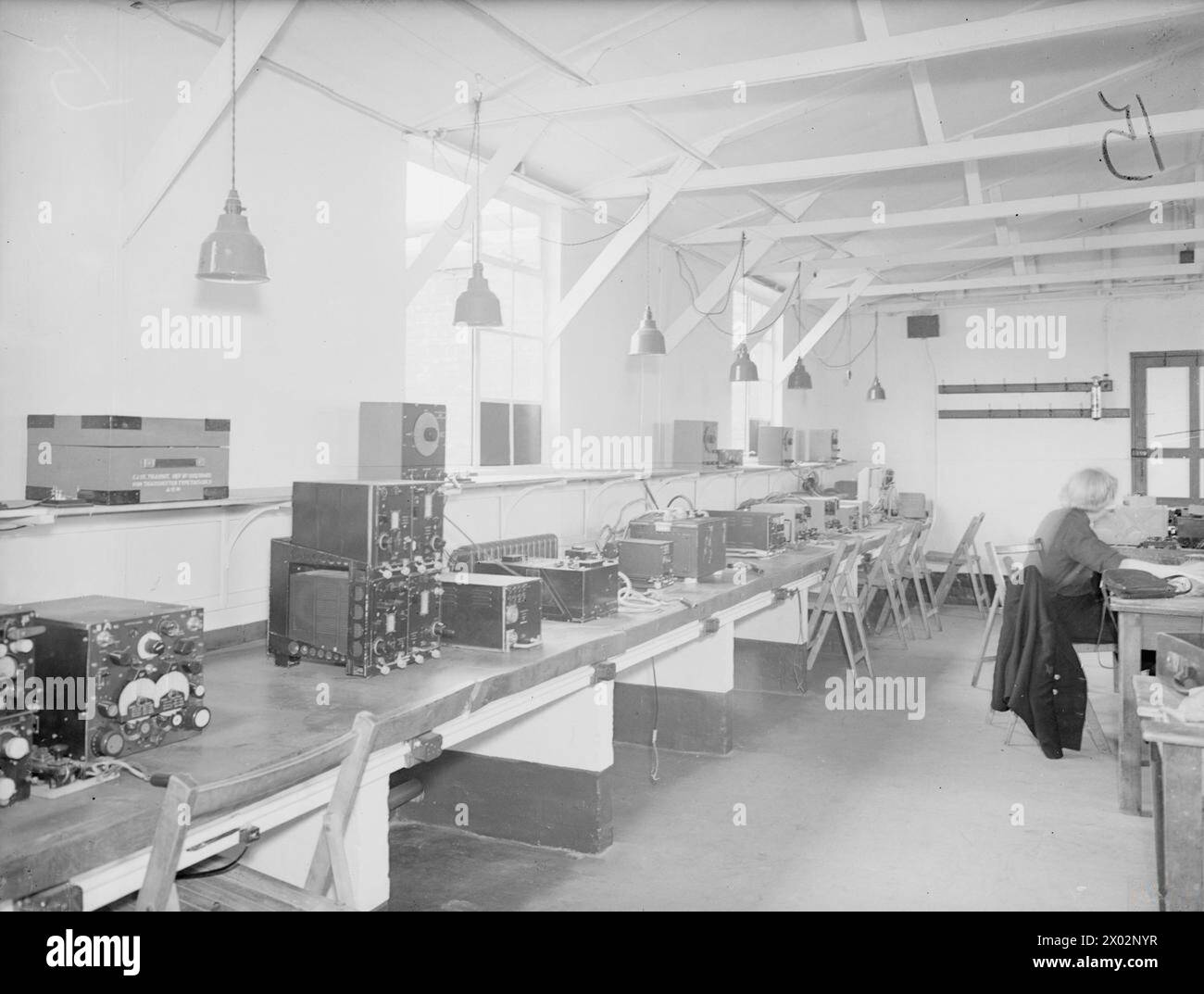 AT HMS ARIEL, ROYAL NAVAL AIR RADIO MECHANICS TRAINING ESTABLISHMENT ...