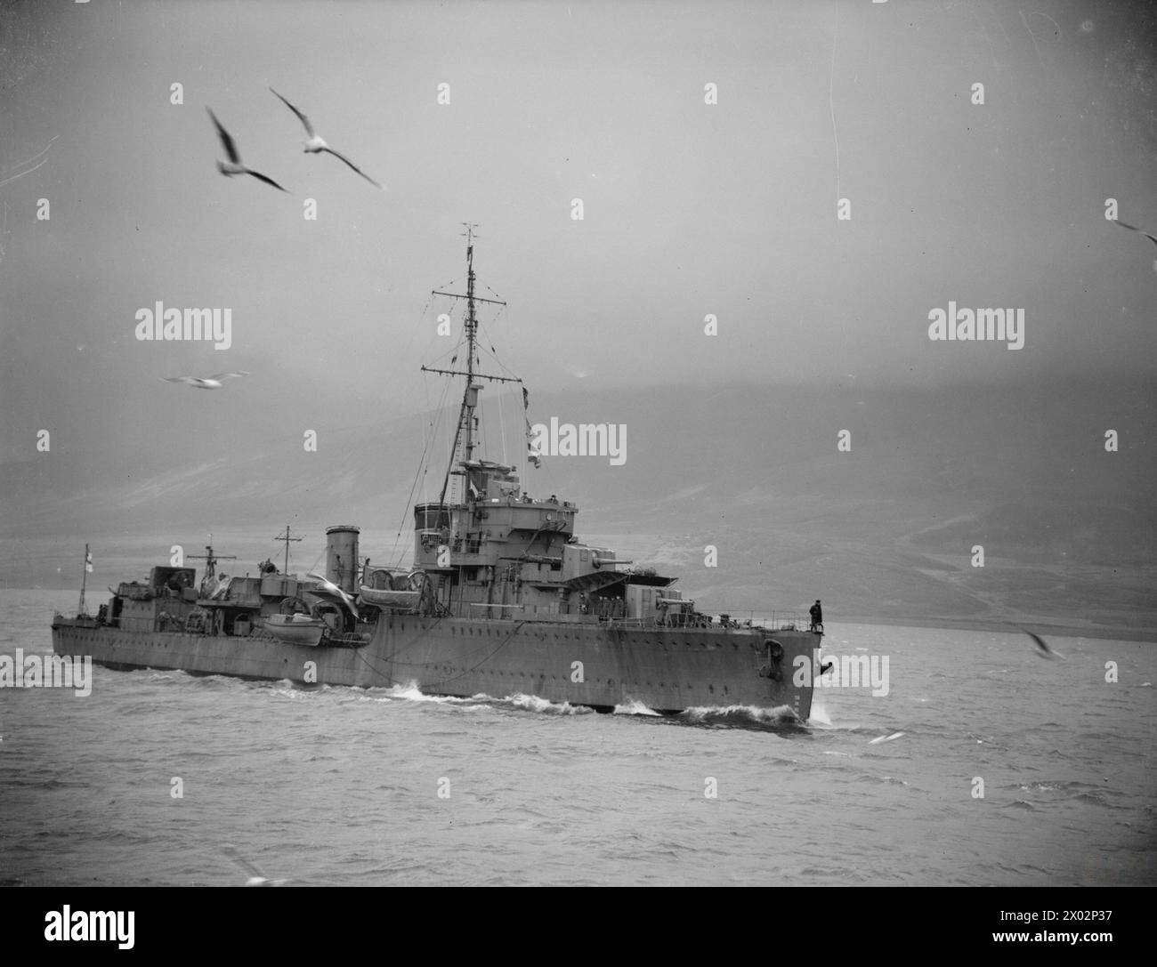 From 15-18 February 1942, HMS Victorious conducts harbour routines and ...