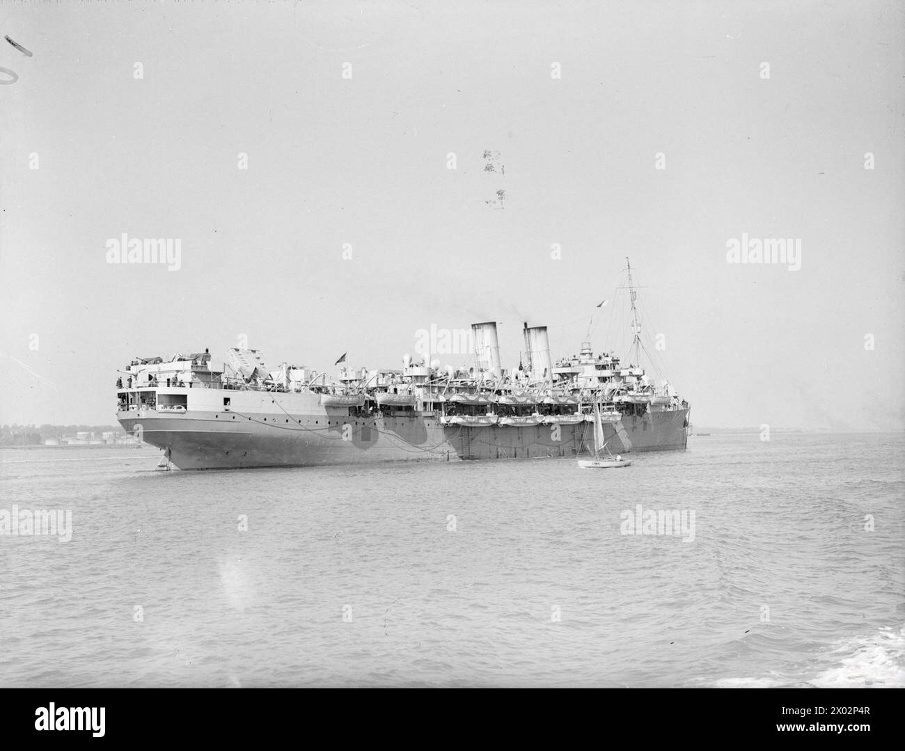 INVASION CRAFT REHEARSAL. 24 TO 28 APRIL 1944, OFF THE ISLE OF WIGHT ...