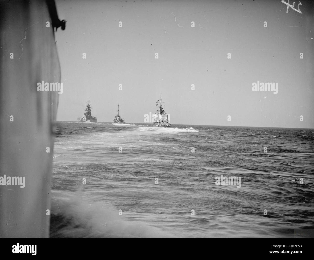 HMS NELSON WORKING UP AFTER REFIT. 1 MAY 1942, ON BOARD HMS WHEATLAND ...
