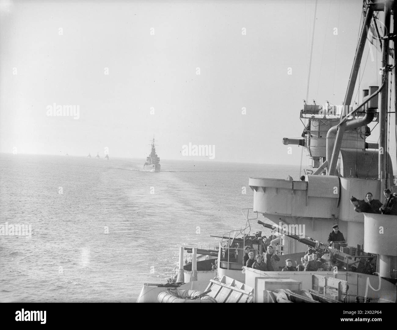 THE BRITISH NAVY GOES TO DENMARK. 7 TO 9 MAY 1945, ON BOARD THE CRUISER ...
