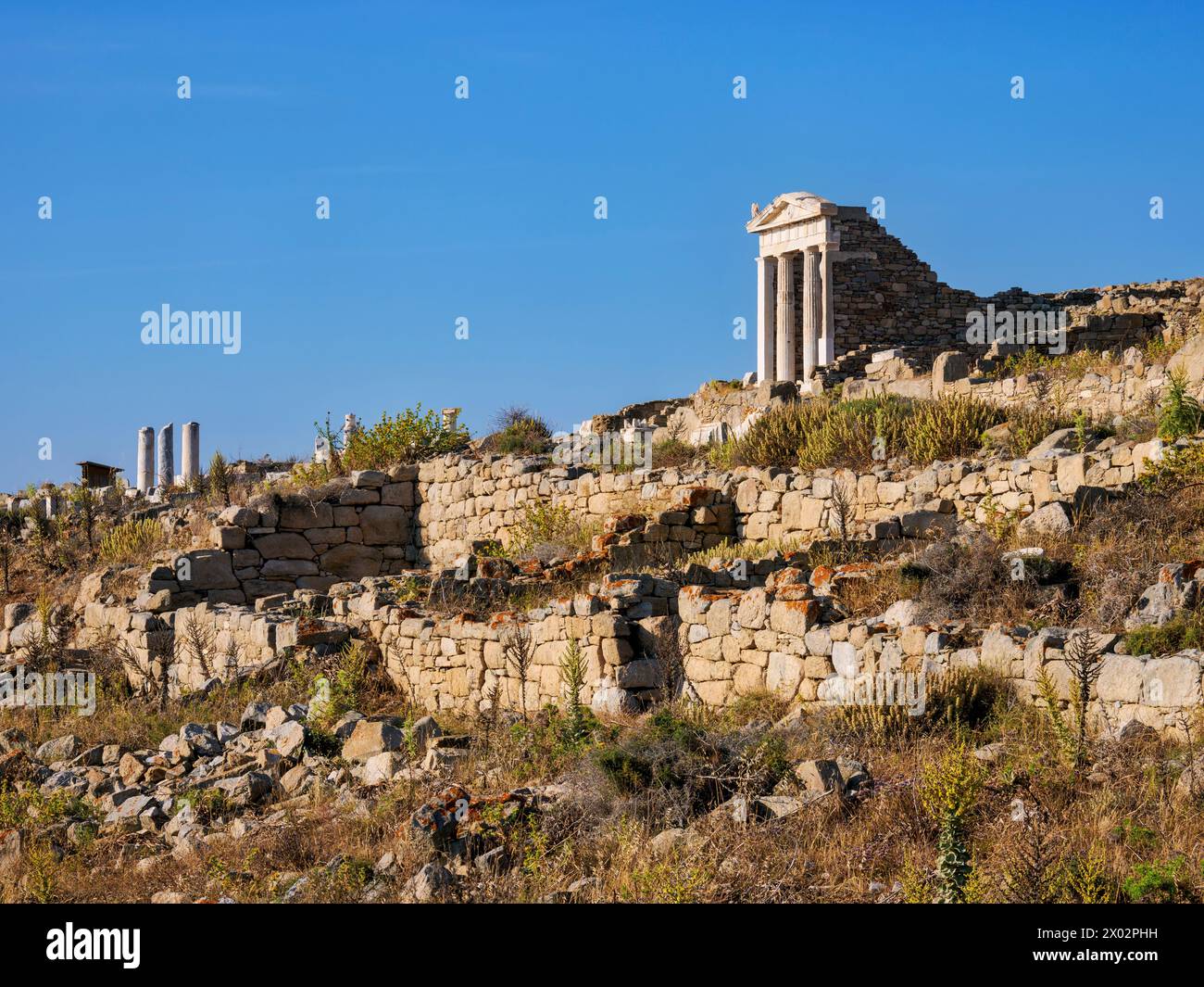 Temple of Isis, Delos Archaeological Site, UNESCO World Heritage Site ...