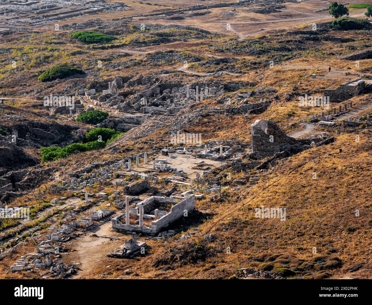 Delos aerial view hi-res stock photography and images - Alamy
