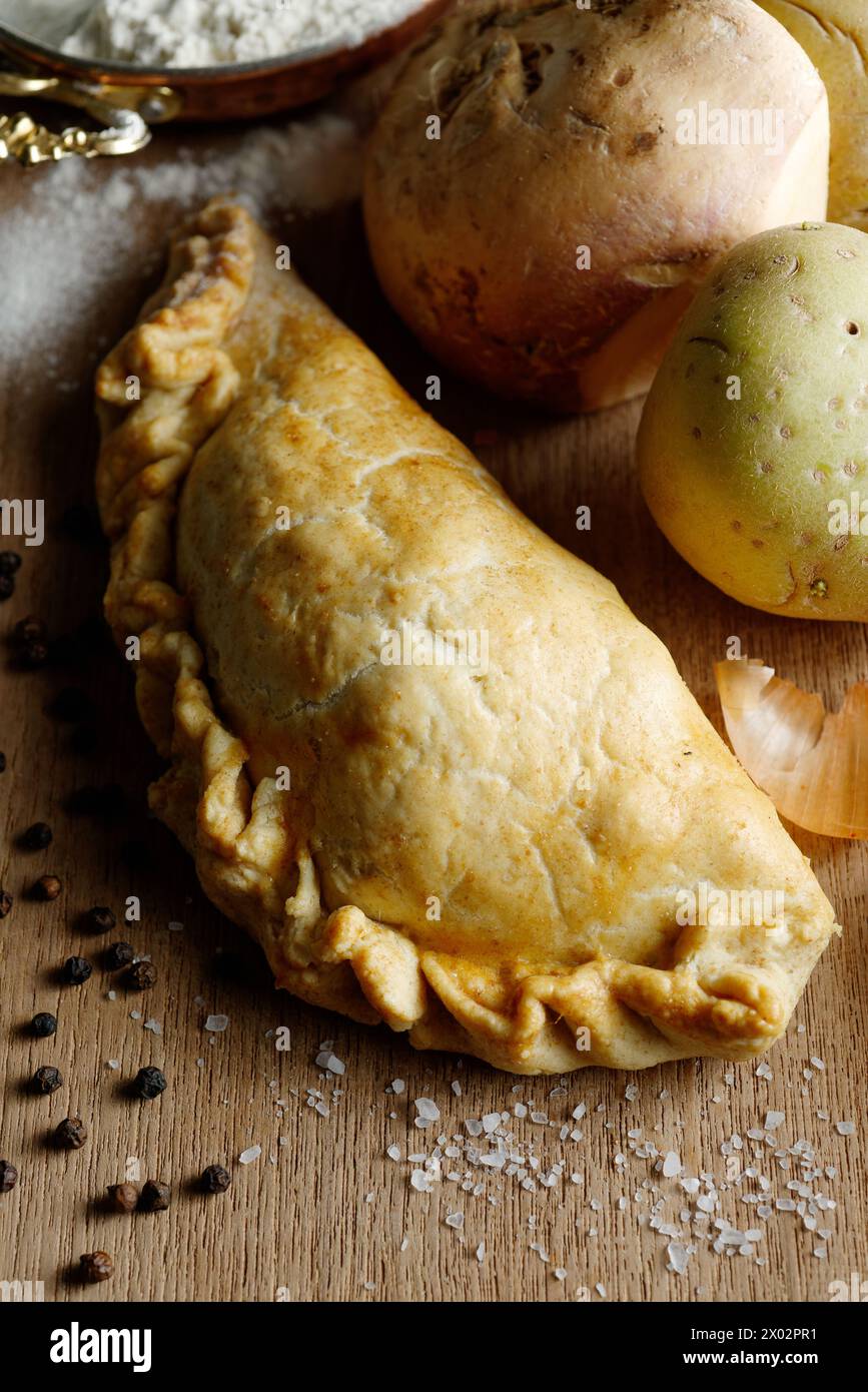 Traditional British Cornish Pasty Stock Photo - Alamy