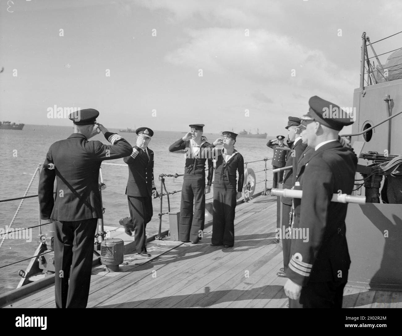 HMAS AUSTRALIA AT PLYMOUTH TO REFIT. 1 JULY 1945, PLYMOUTH, HMAS ...