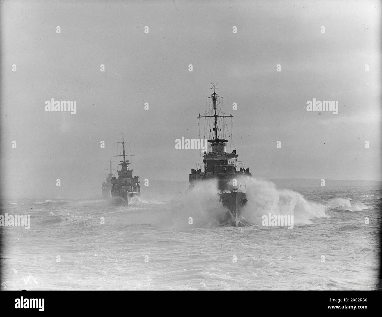 THE NAVY'S OCEAN GREYHOUNDS. DESTROYERS AT SEA, 3 FEBRUARY 1943, FROM ...