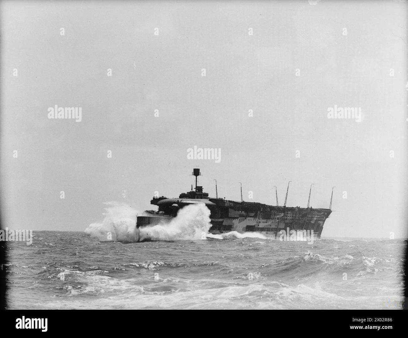 ON BOARD THE CRUISER HMS SHEFFIELD OPERATING IN THE MEDITERRANEAN WITH AIRCRAFT CARRIERS. 1941 ...