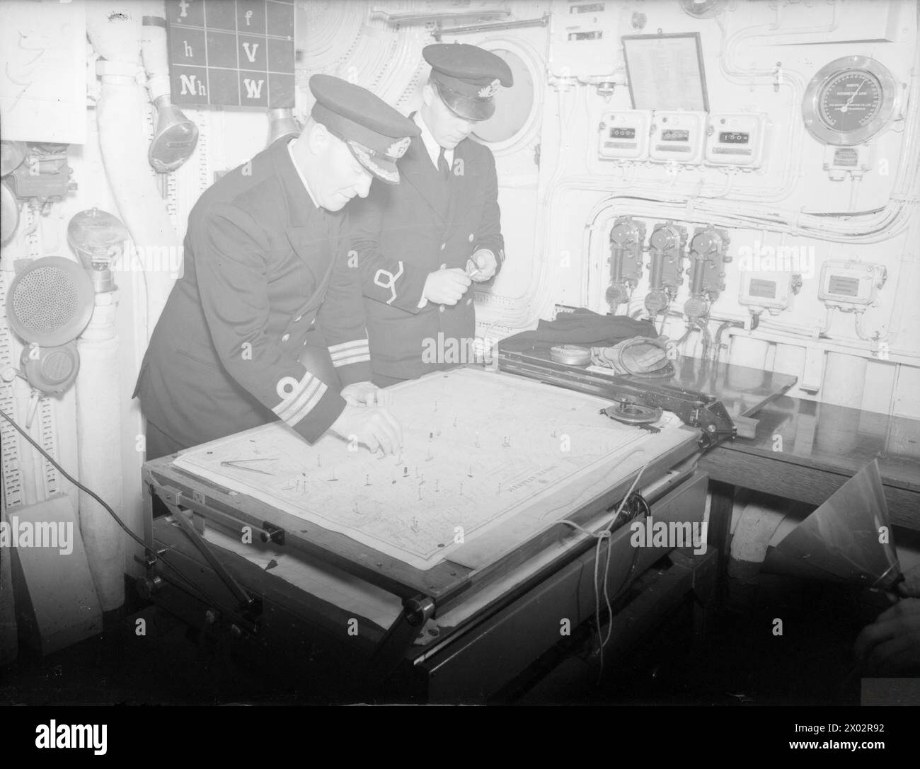 Ship chart room hi-res stock photography and images - Alamy