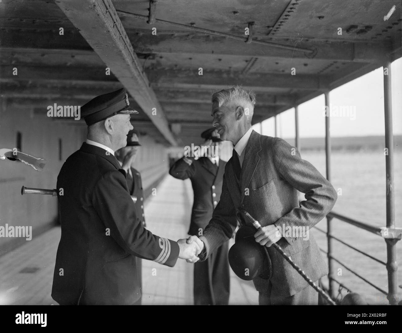 THE POSTMASTER GENERAL VISITS THE FLEET MAIL CENTRES, AT SCAPA FLOW. 3 ...