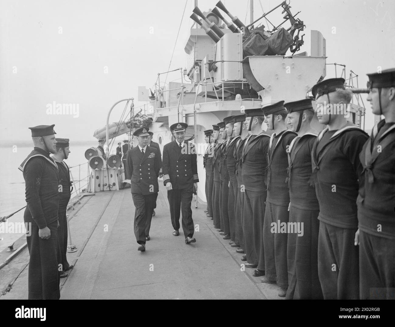 On 6 June 1942, King George VI visited the Home Fleet aboard the Tribal ...