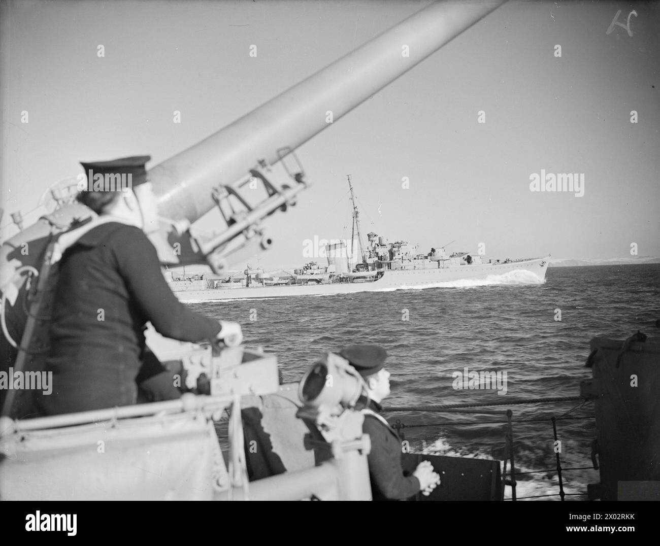In 1941 at sea, HMS Kipling, part of the Fifth Destroyer Flotilla, had ...