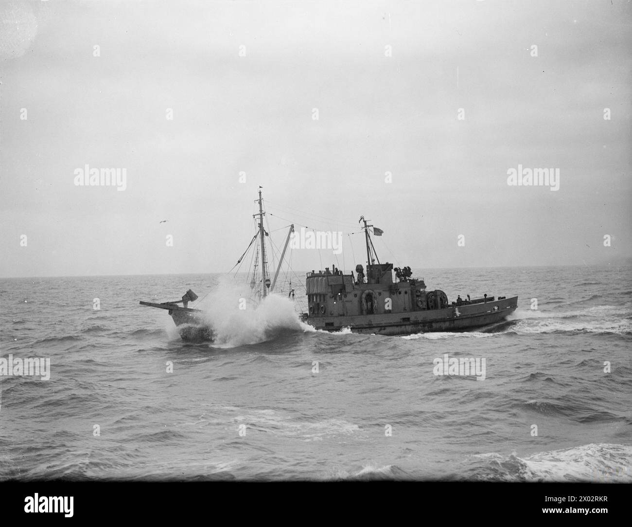 From 27 January to 1 February 1943, Motor Minesweeper 136 cleared mines ...