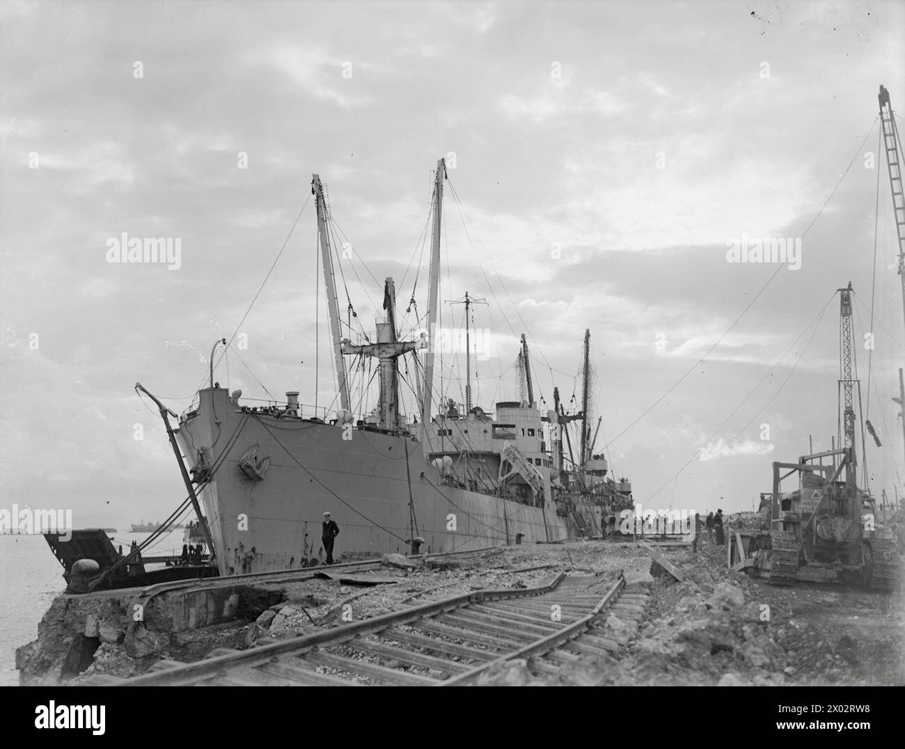 On 20-21 October 1944, British merchantmen escorted by British and ...