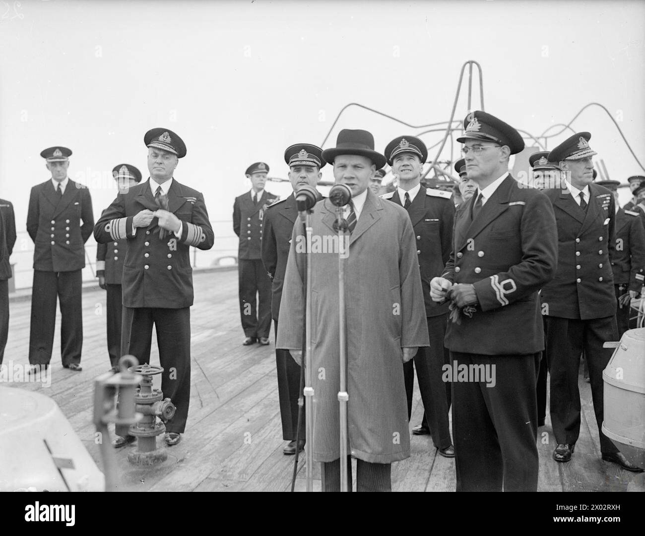 THE BRITISH NAVY'S GIFT TO RUSSIA. 29 TO 31 MAY 1944, ROSYTH. THE ...