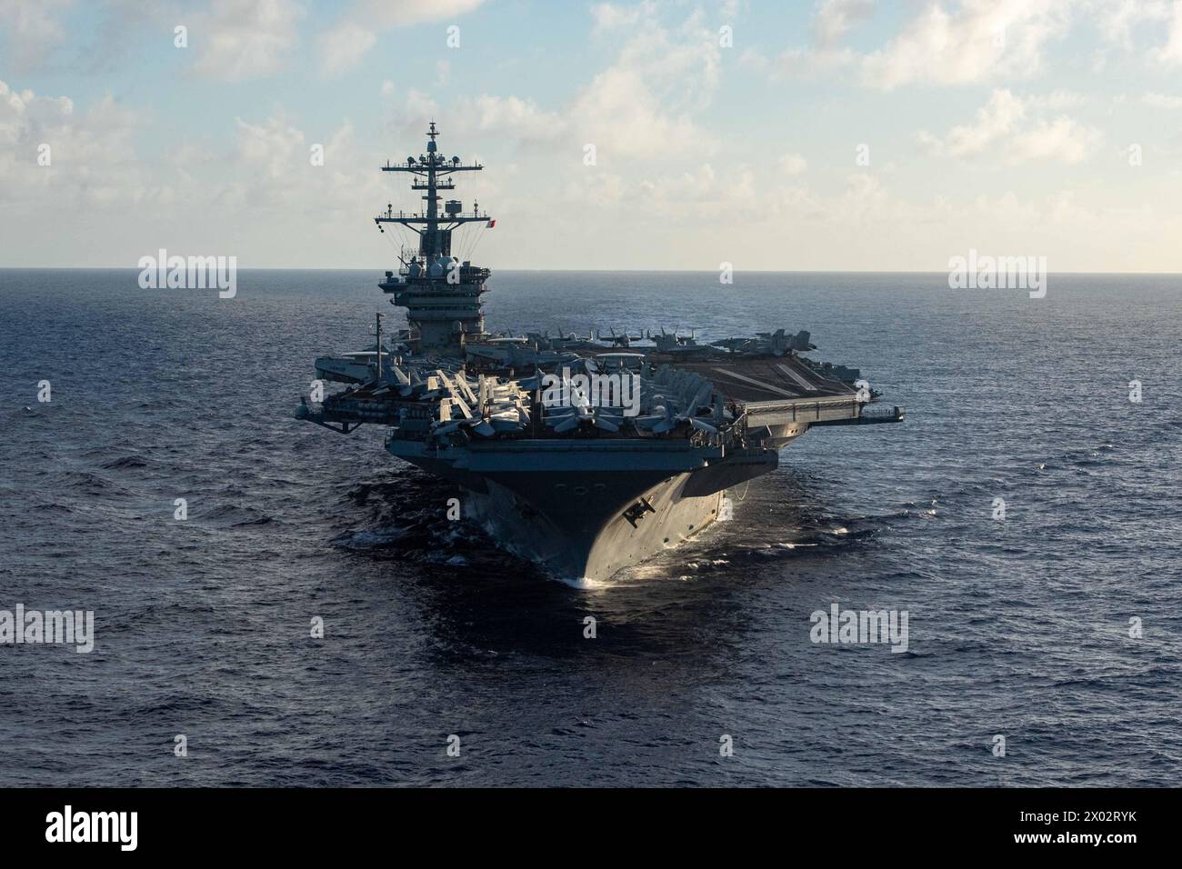 PHILIPPINE SEA (April 5, 2024) The Nimitz-class aircraft carrier USS Theodore Roosevelt (CVN 71 ...