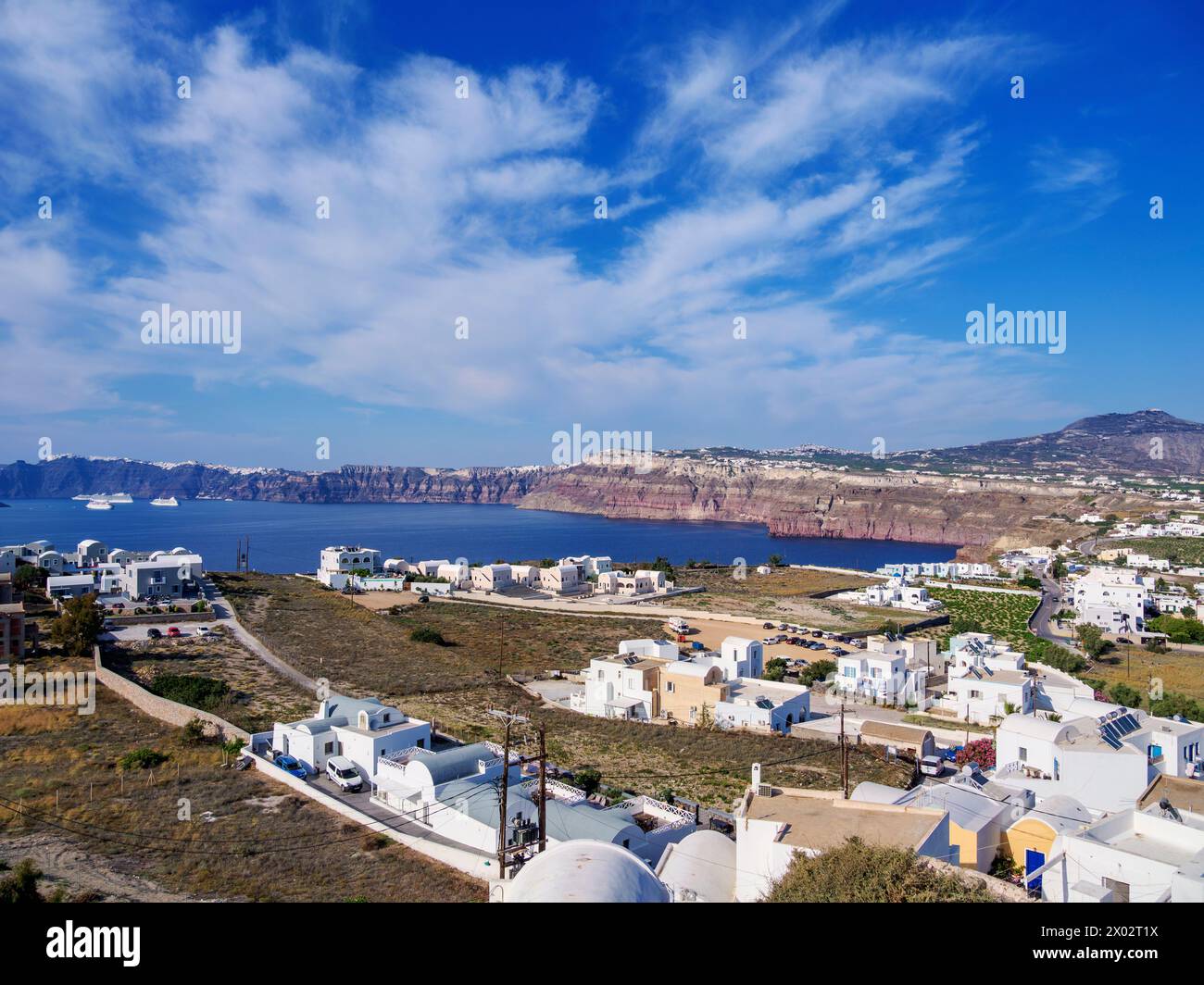 Greek villages view hi-res stock photography and images - Alamy