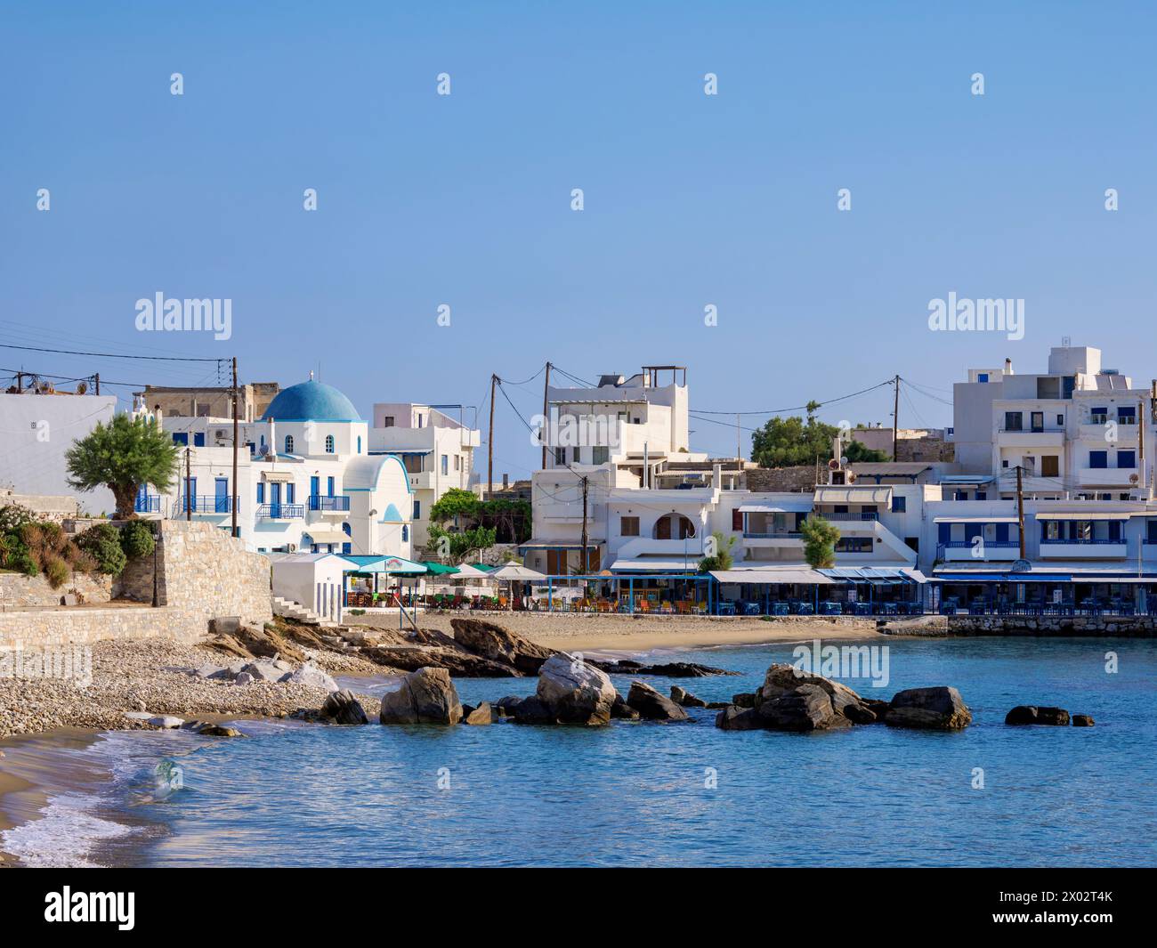 Apollonas Village, Naxos Island, Cyclades, Greek Islands, Greece ...