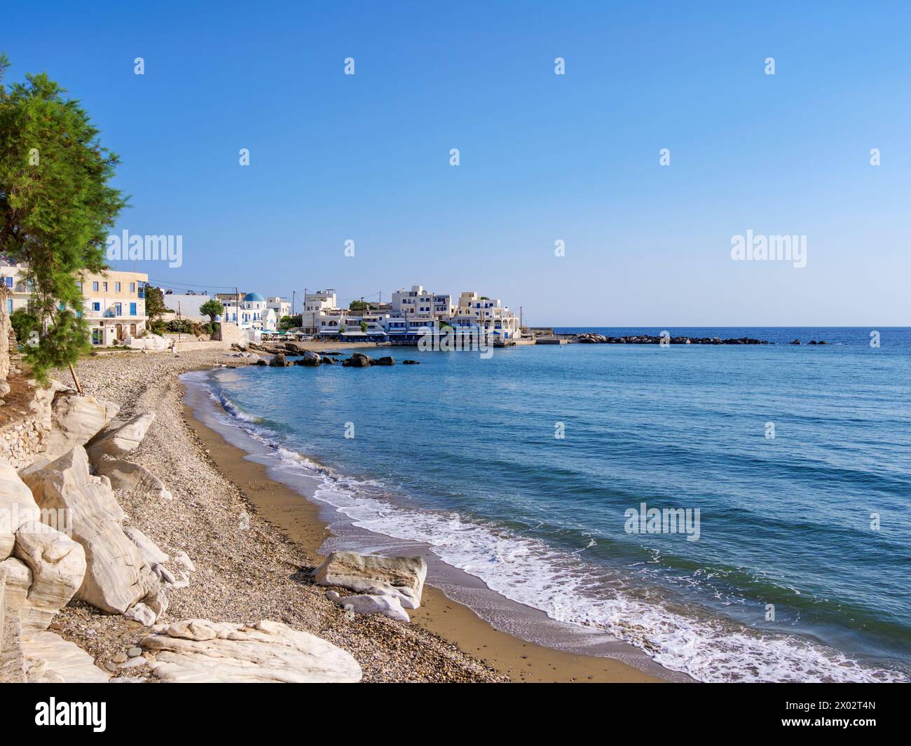 Apollonas Beach, Naxos Island, Cyclades, Greek Islands, Greece, Europe ...