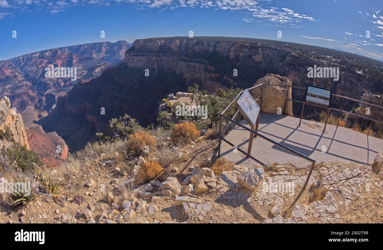 The Trailview Overlook East Vista at Grand Canyon South Rim, just off ...