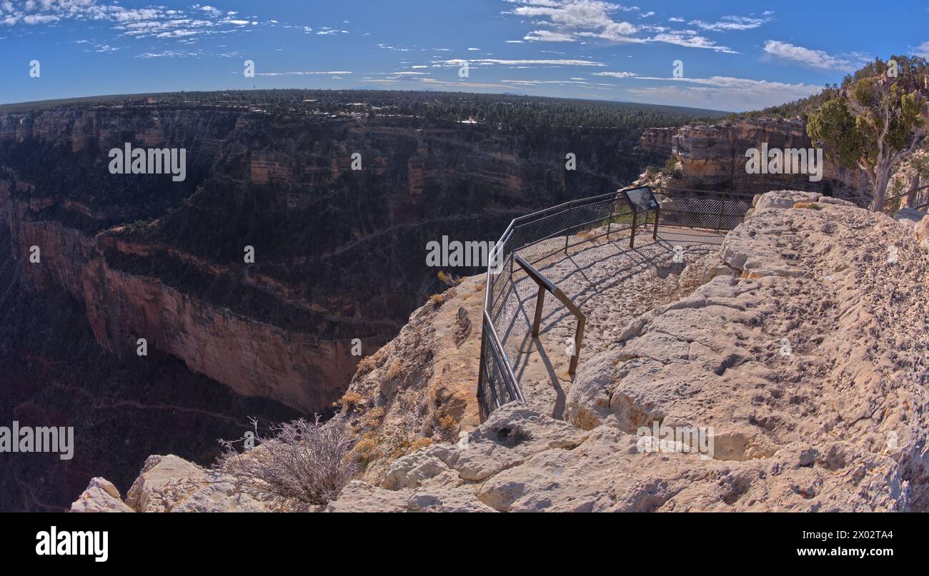 The Trailview Overlook East Vista at Grand Canyon South Rim, just off ...