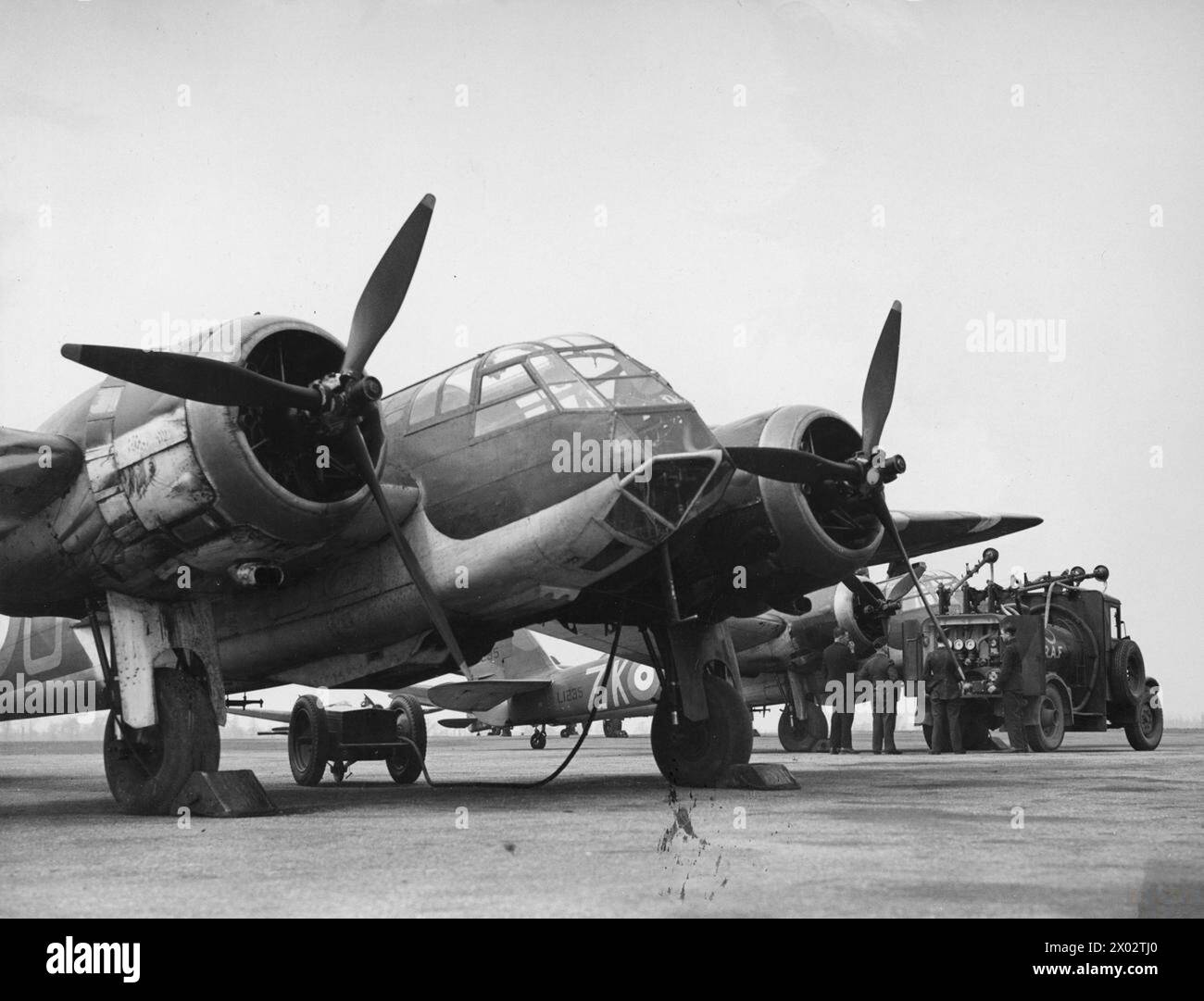 Bristol Blenheim Mk 1F aircraft of No. 25 Squadron, RAF Fighter Command ...