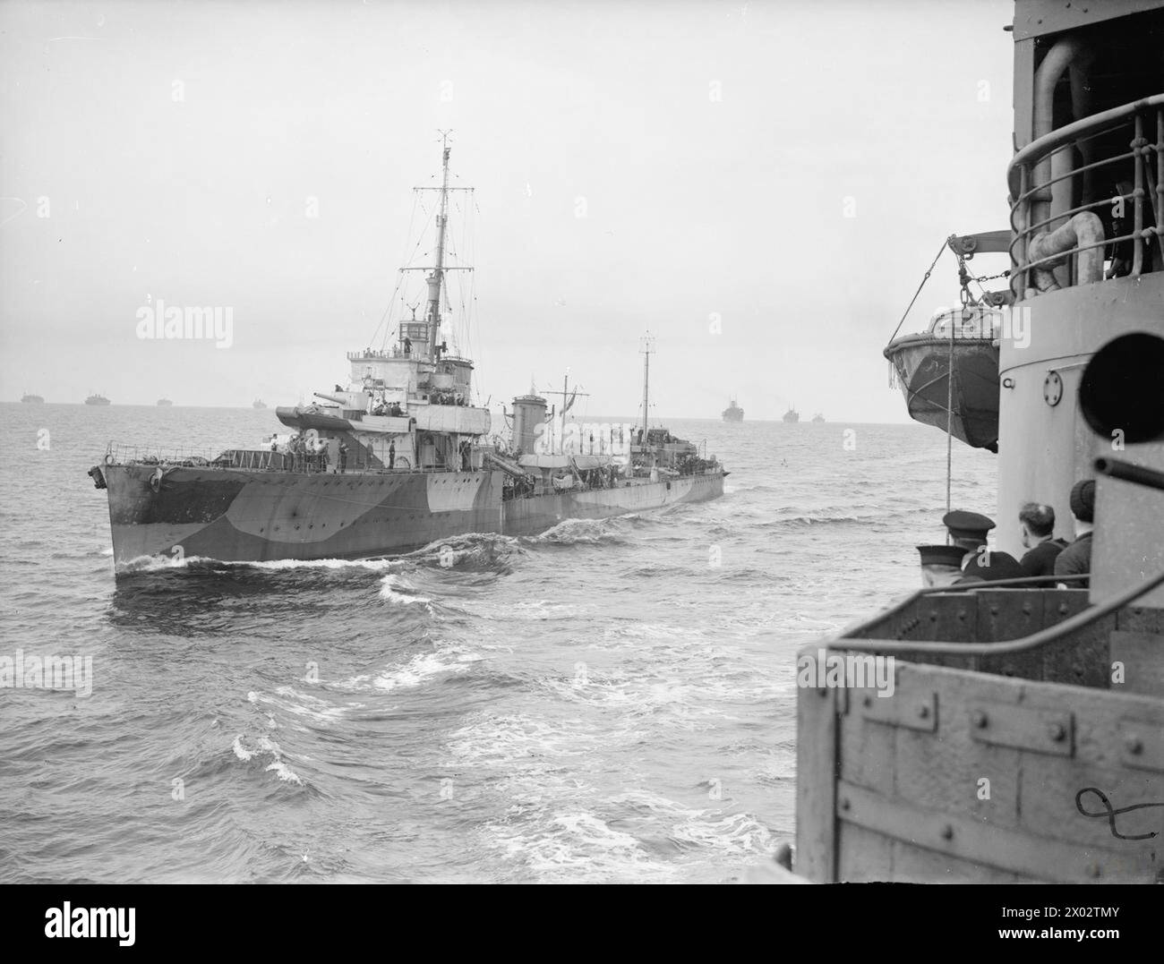 NORTH AFRICAN OPERATIONS. NOVEMBER 1942. - HMS MALCOLM, one of the ...