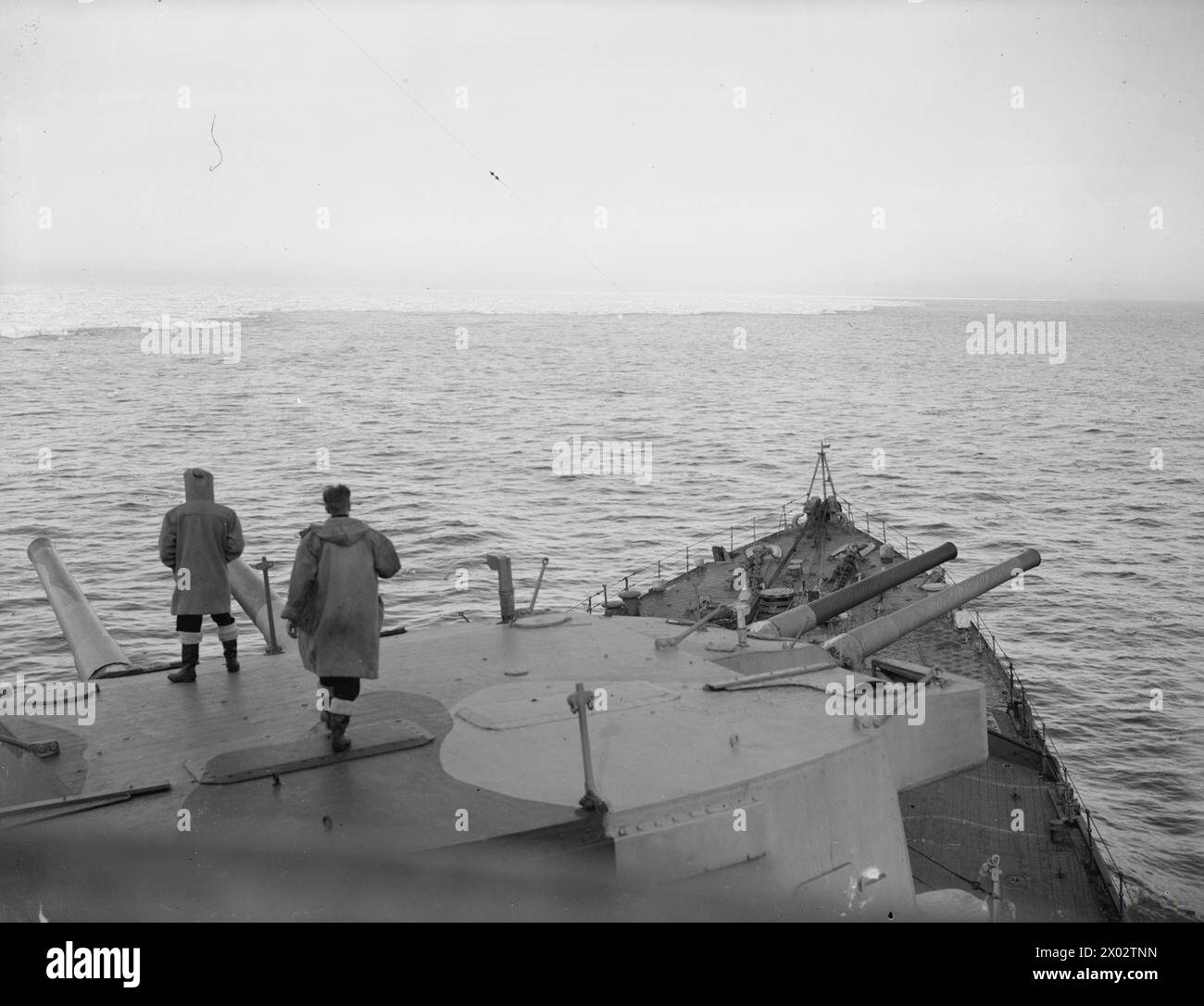 ON BOARD HMS SUFFOLK ON ARCTIC PATROL. JUNE 1941, ON BOARD THE CRUISER ...