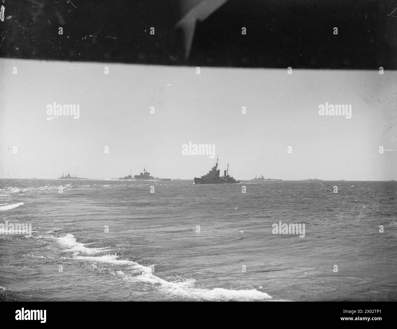 BIG BRITISH SHIPS IN THE IONIAN SEA AS INVASION OF SICILY BEGAN. 10 TO ...