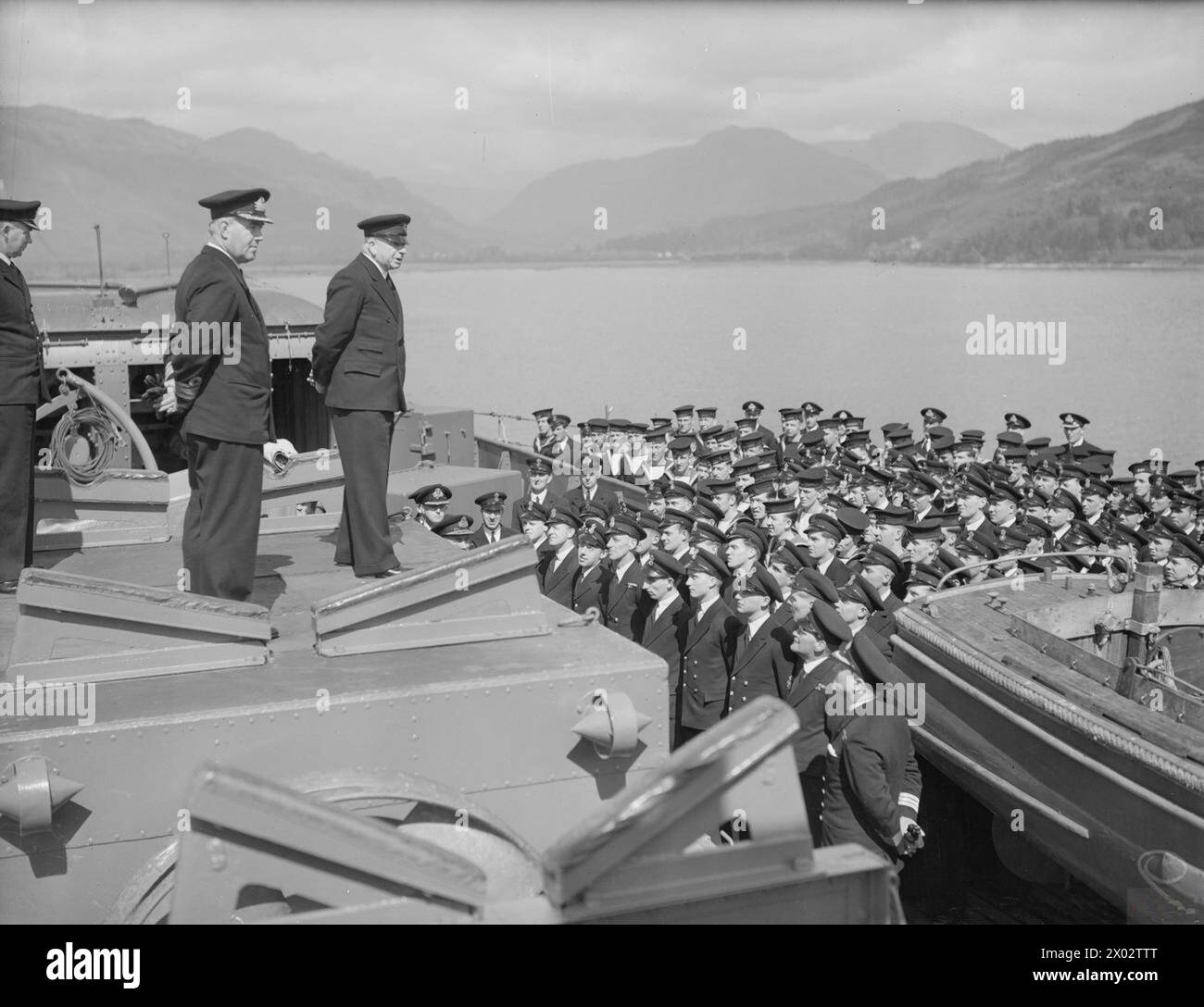 MR A V ALEXANDER, MP, FIRST LORD OF THE ADMIRALTY, VISITS SUBMARINES AT ...