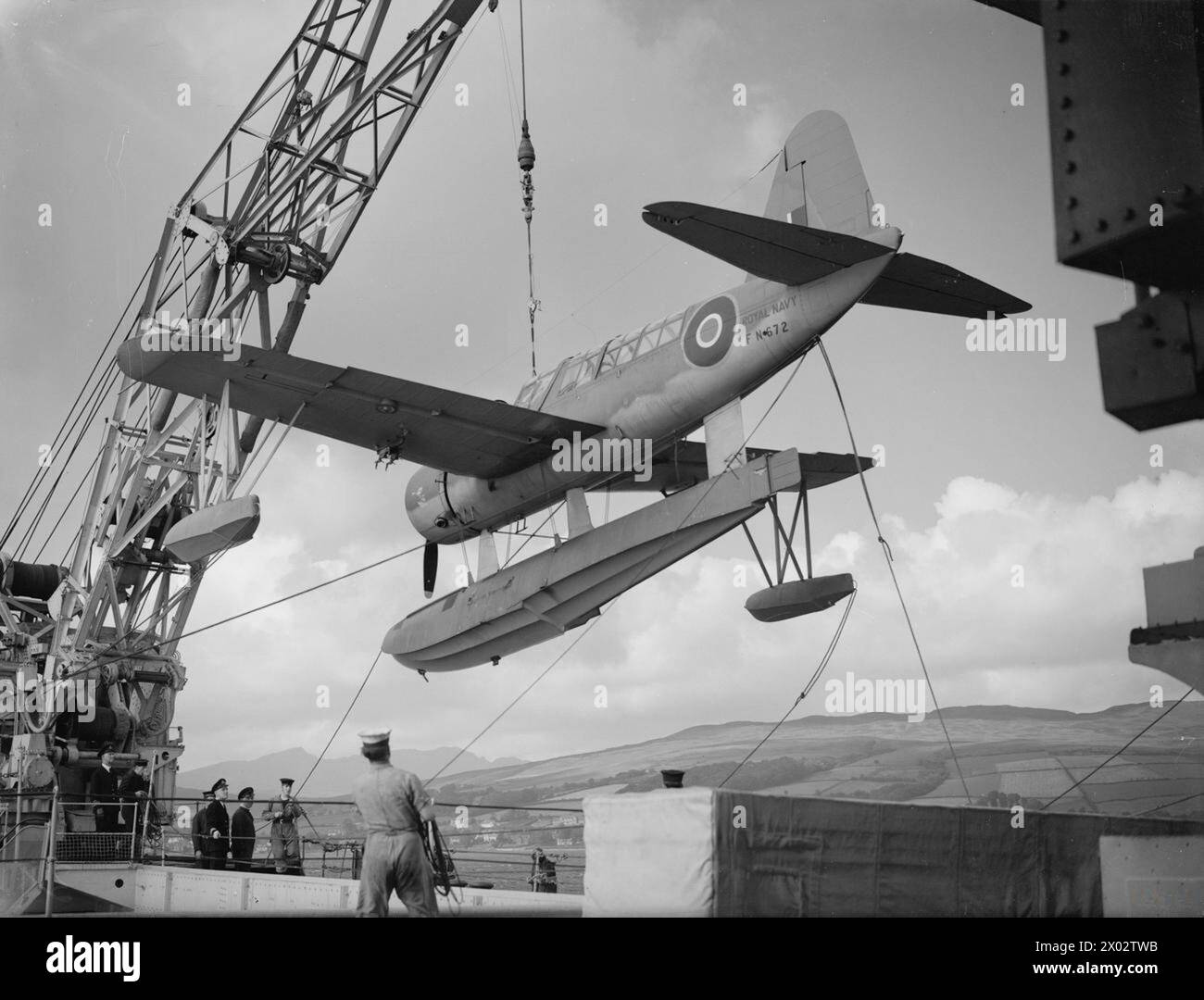 In September 1942, HMS Pegasus, formerly HMS Ark Royal, serves as a ...