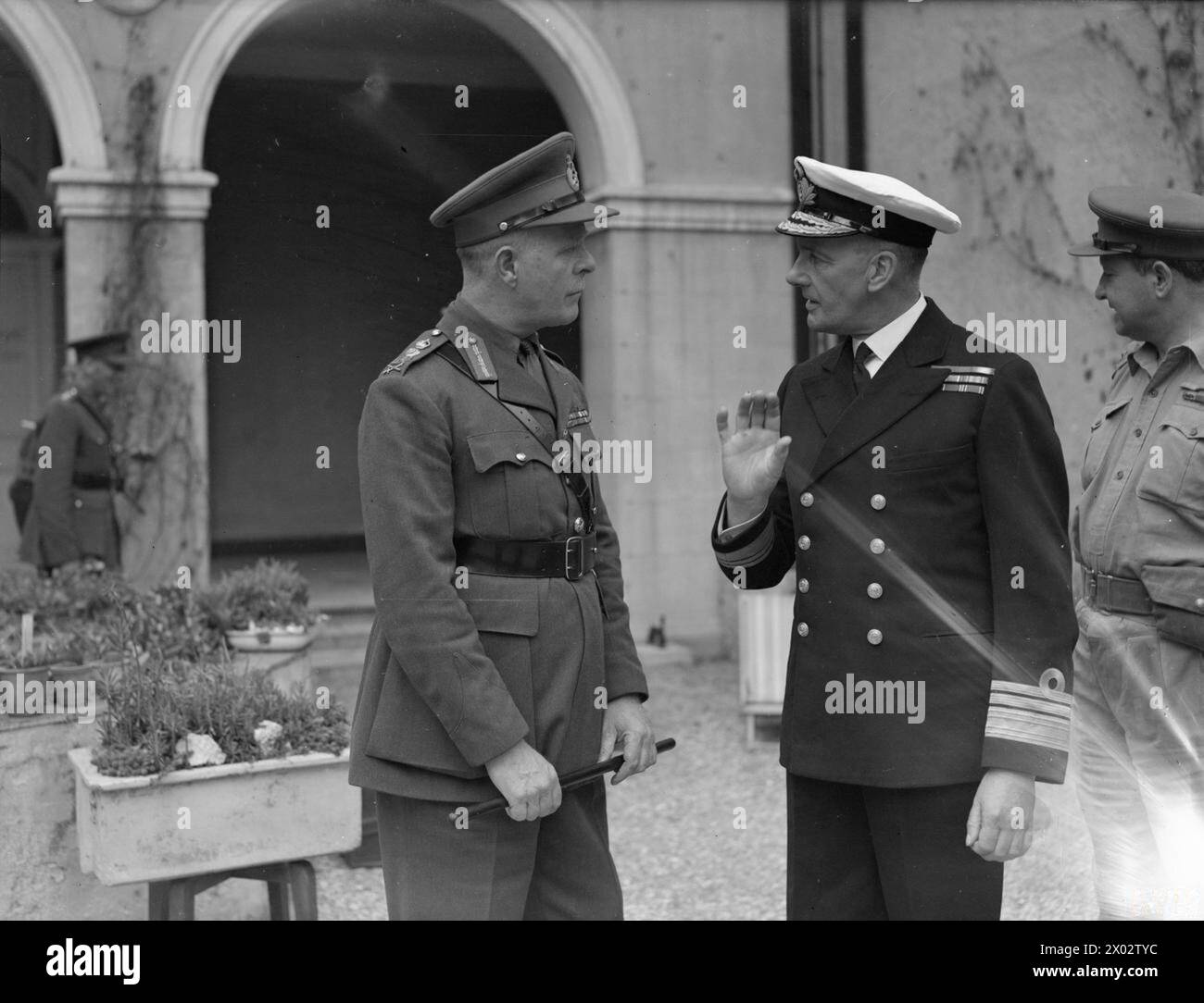 LORD GORT TAKES OVER FROM LIEUTENANT GENERAL SIR CLIVE LIDELL, THE ...