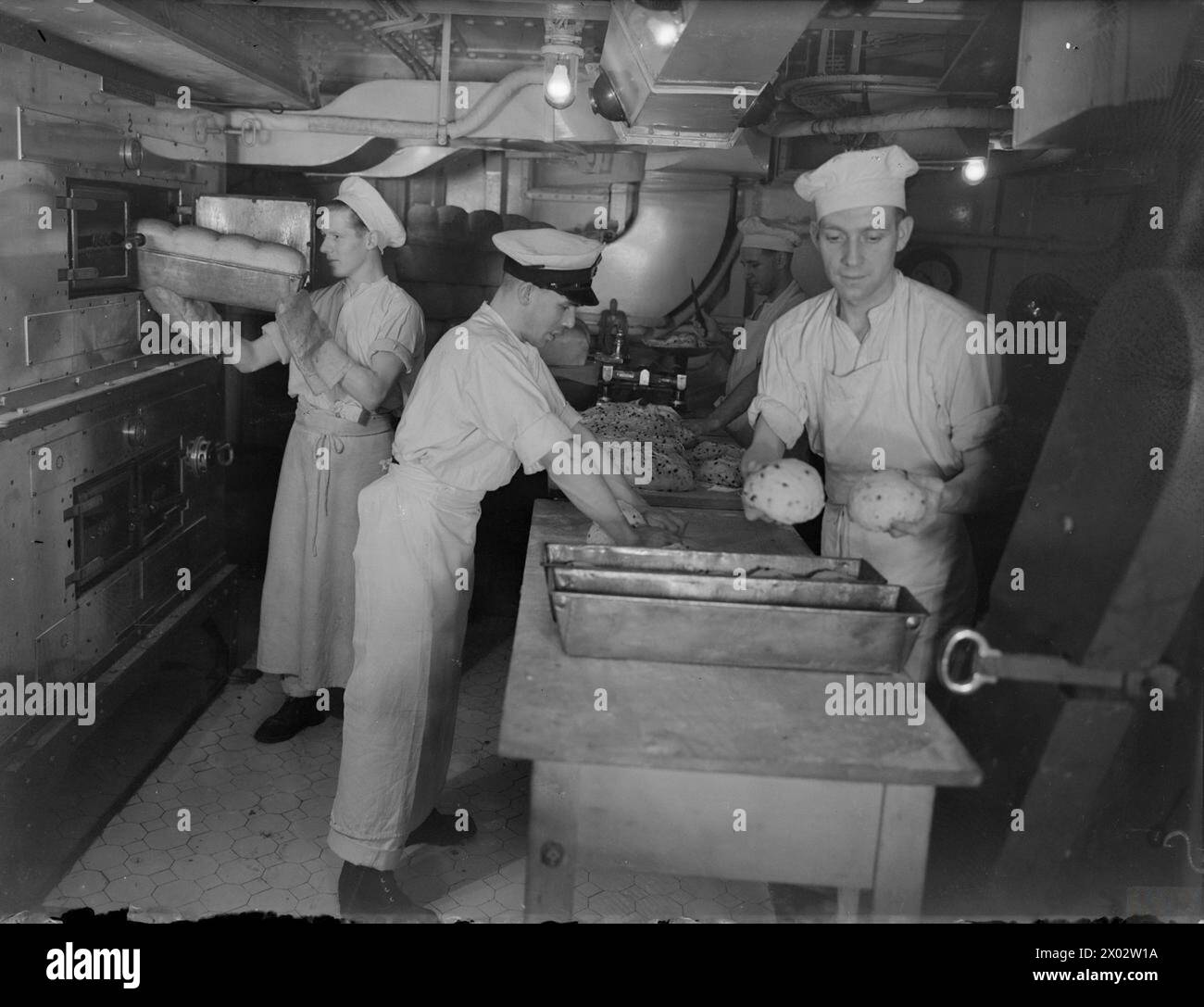 ON BOARD HMS KING GEORGE V WHEN SHE TOOK LORD AND LADY HALIFAX TO ...