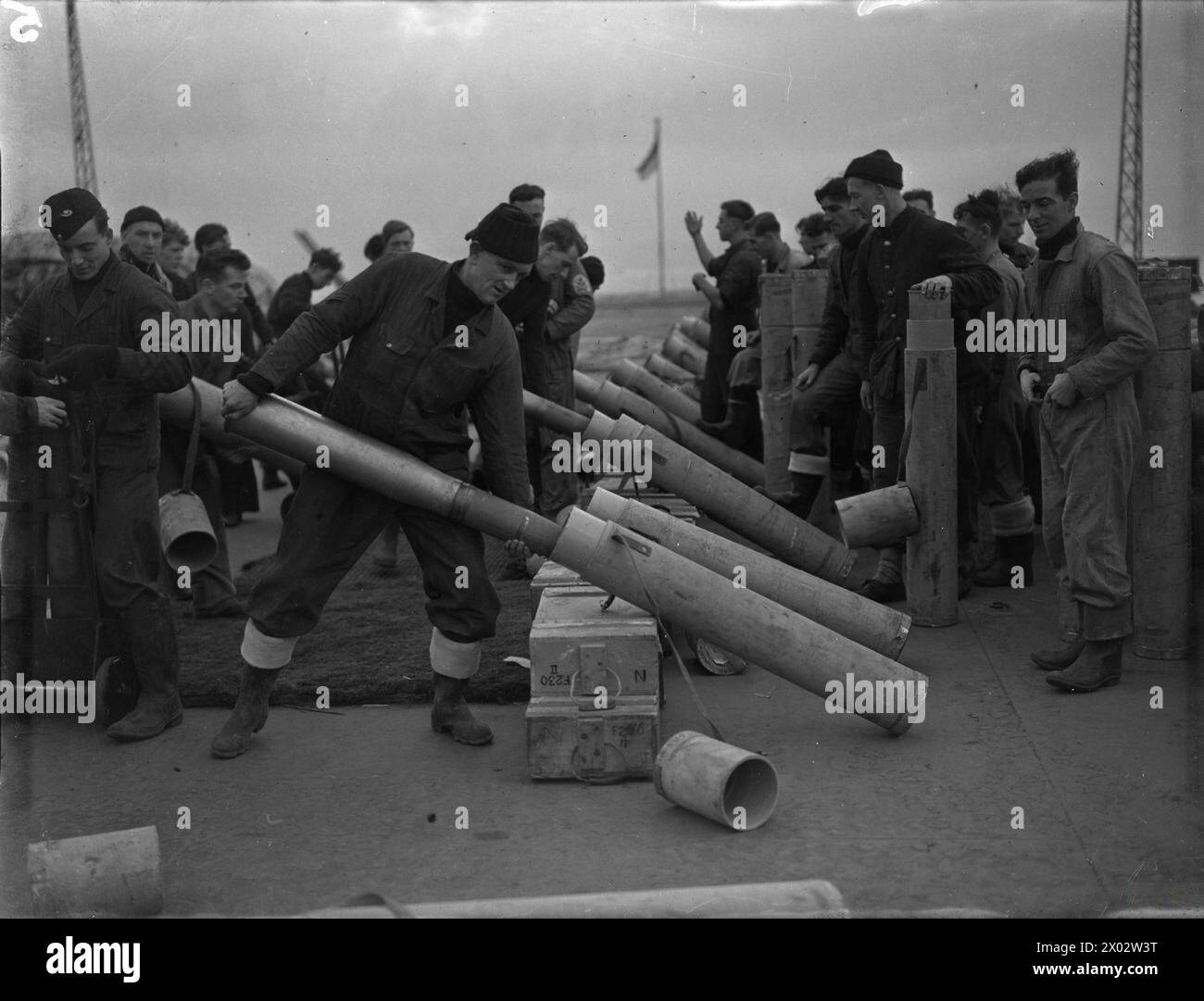 On 21–22 February 1943 at Greenock, HMS Illustrious was de-ammunitioned ...