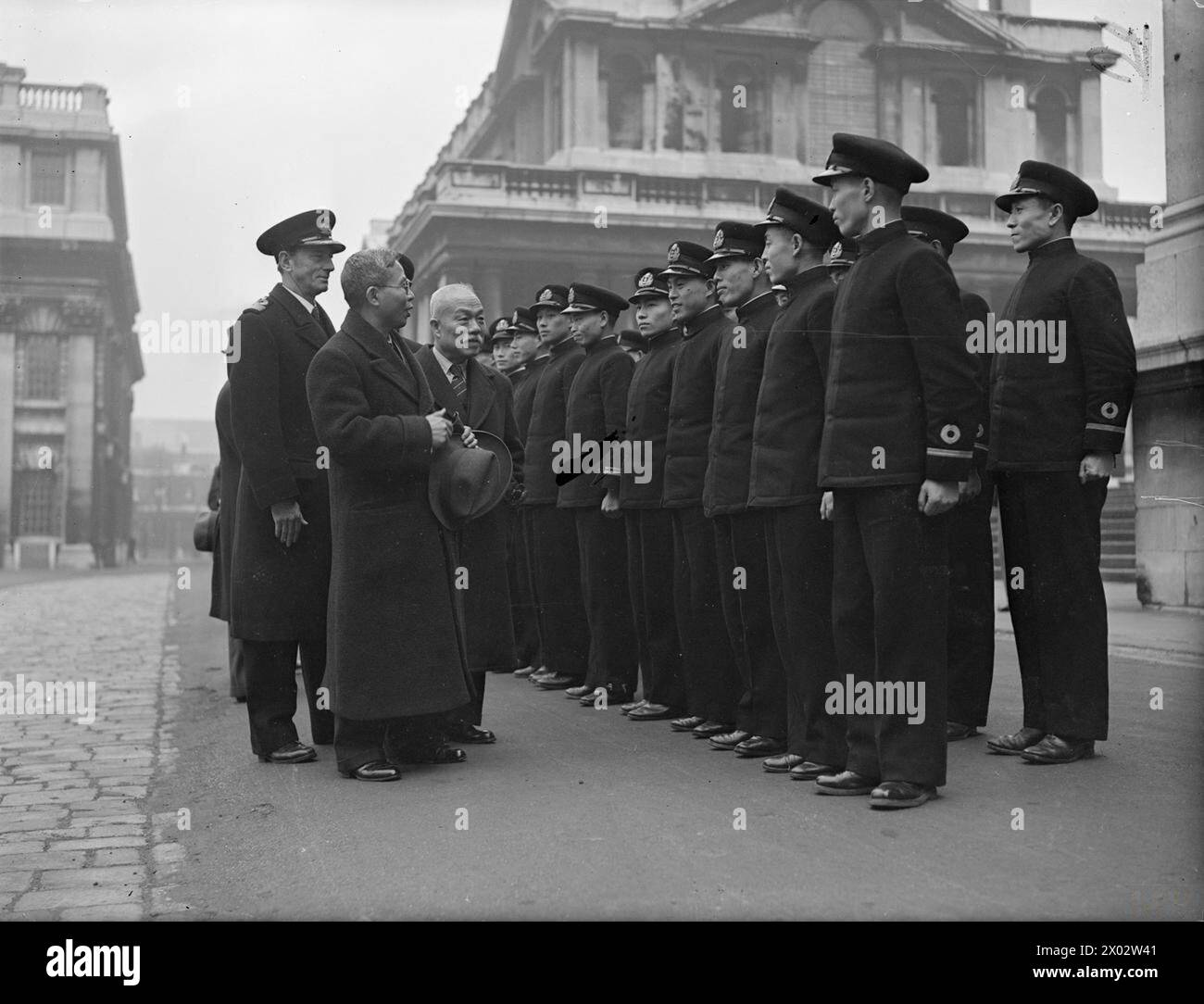On 8 January 1944, a Chinese goodwill mission visited the Royal Naval ...