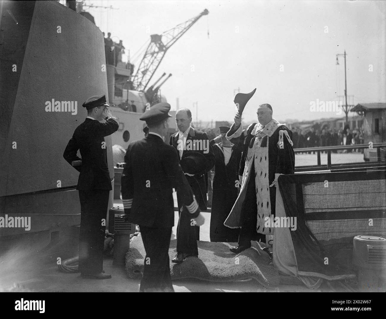 On 2 July 1943 in Glasgow, the Lord Provost of Dundee and officials ...