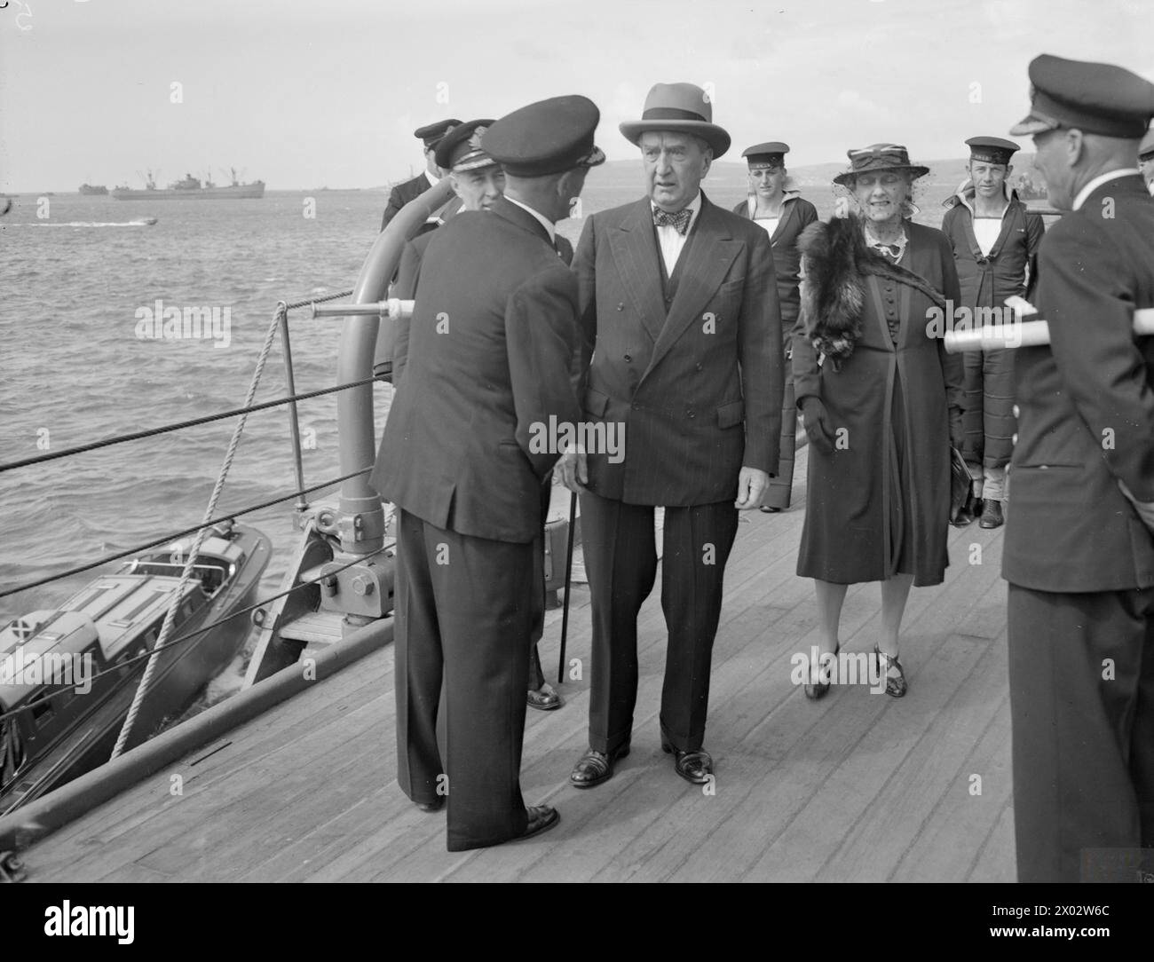 HMAS Australia, senior ship of the Australian Navy, arrived at Plymouth ...