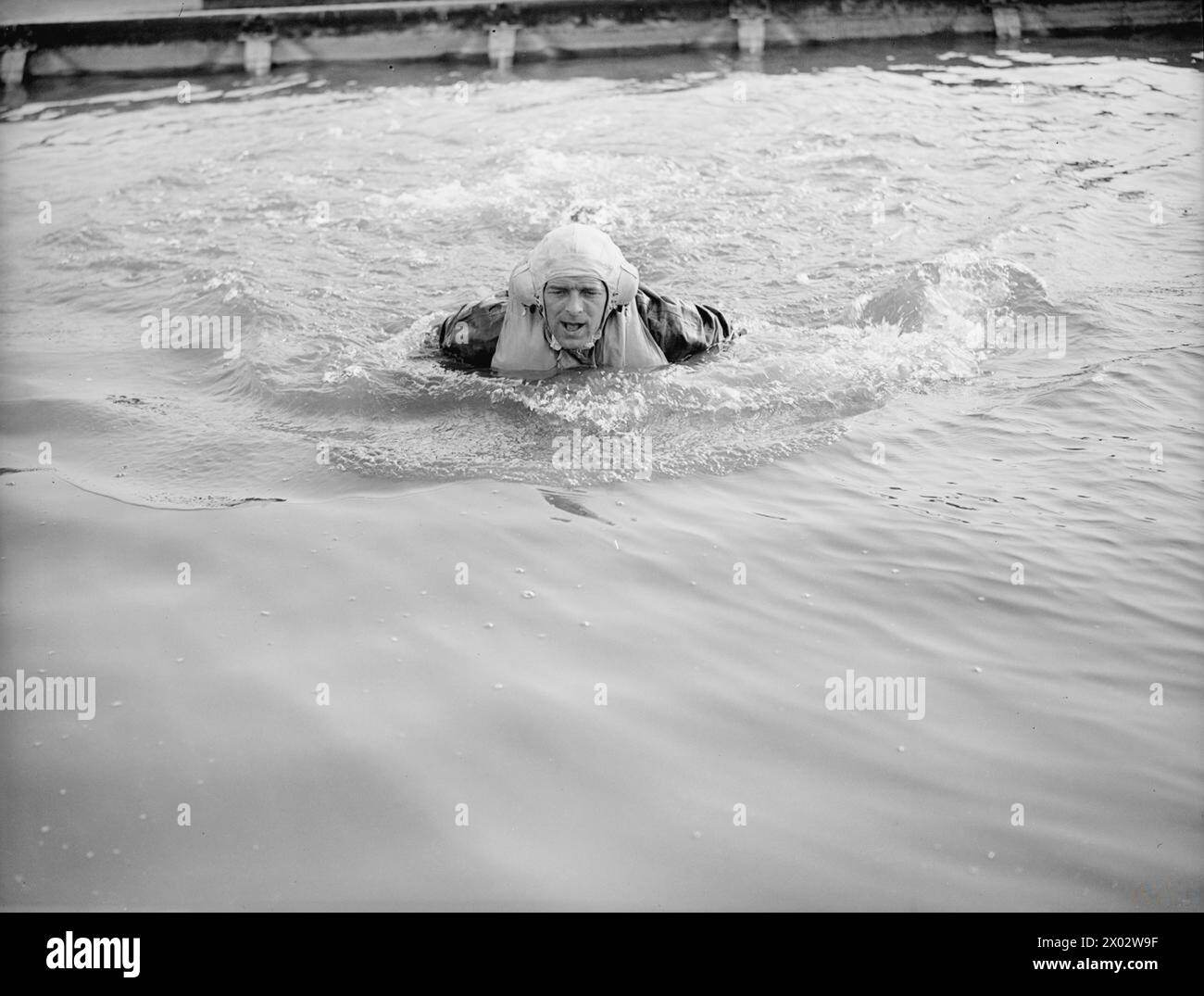 NAVAL IMMERSION SUIT. 15 MARCH 1945, ROYAL NAVY SCHOOL OF AIR MEDICINE ...