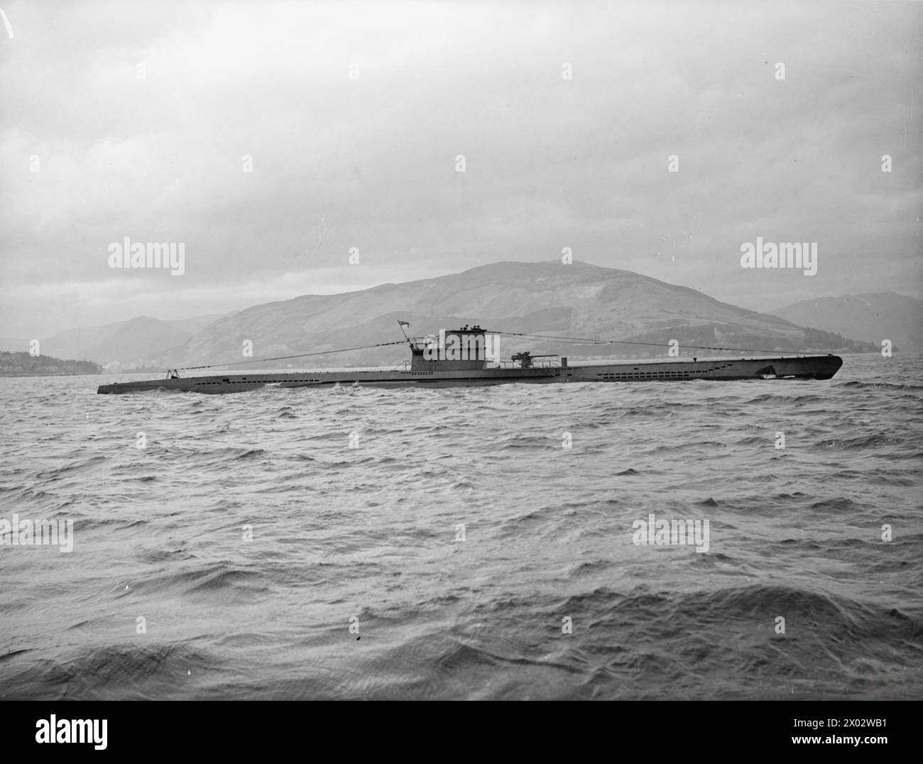 THE SUBMARINE HM GRAPH - EX-U-BOAT 570. 20 APRIL 1943, HOLY LOCH, THE ...